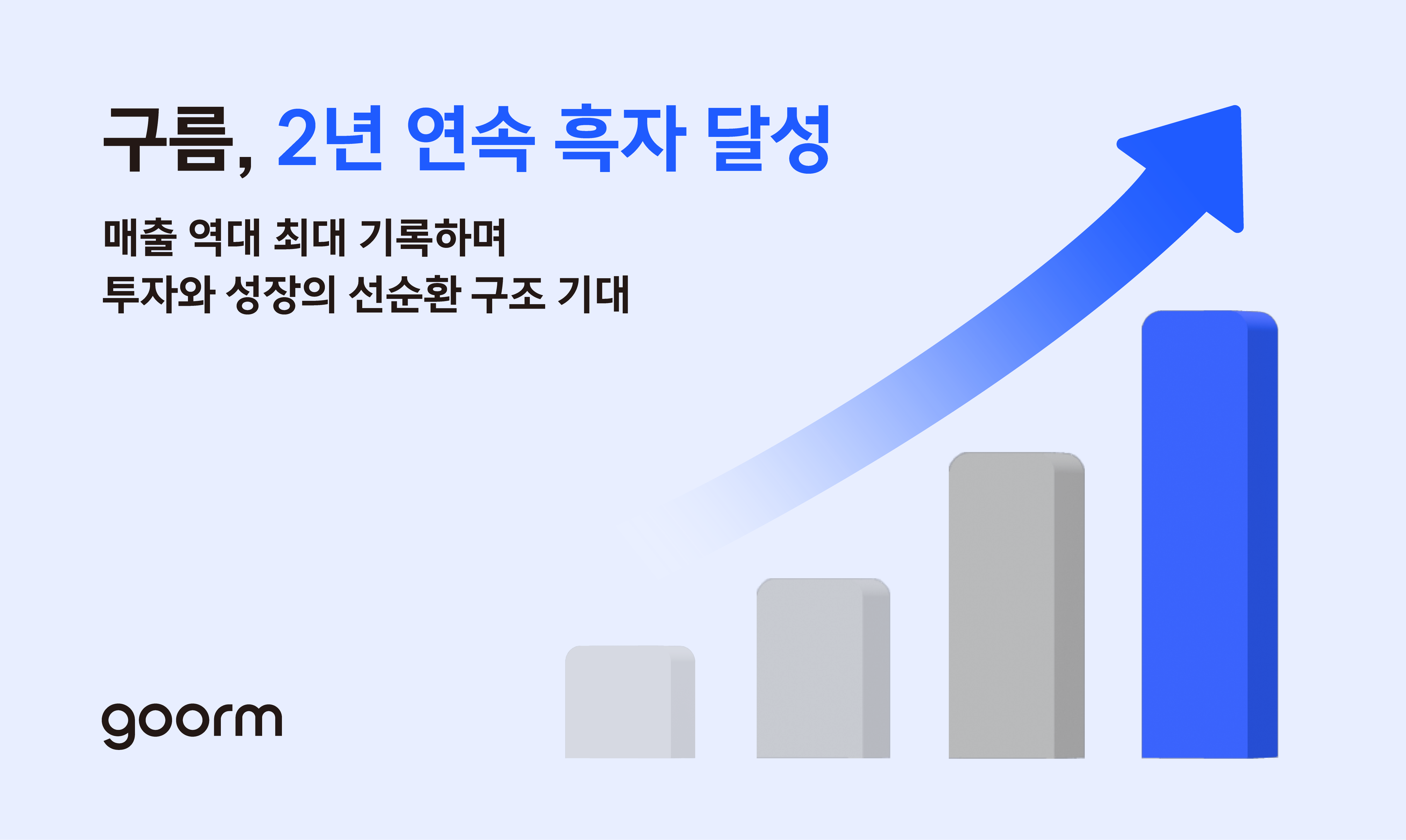 구름, 2년 연속 흑자 달성··· "투자와 성장의 선순환 구조 기대" - 구름 공식 블로그 (goorm blog)